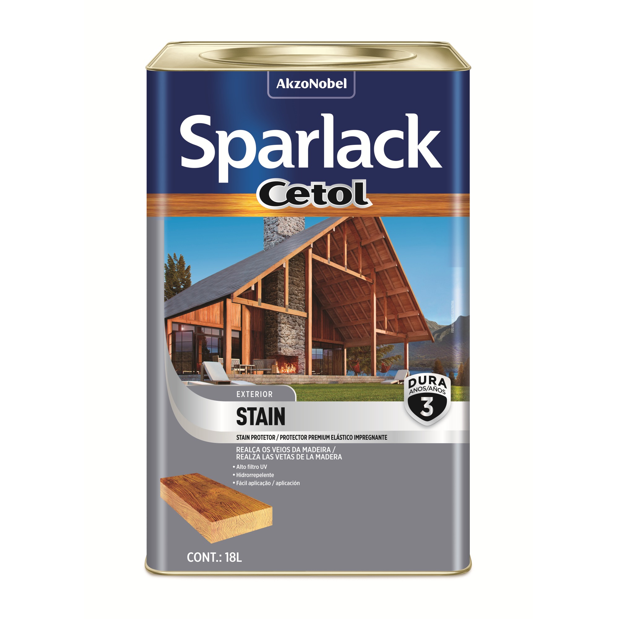 SPARLACK STAIN PLUS NAT. 18L - Arte Tintas